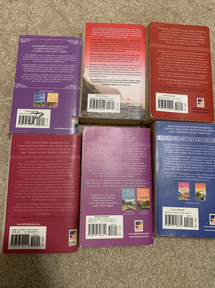 Robyn Carr U-Pick 1 or More (Paperback) build your own collection | eBay