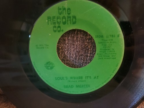 Brad Mercer Soul's Where It's At 45 Record Rare Soul Funk | eBay