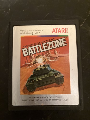 Battlezone (Atari 2600, 1983) Vintage Video Game | eBay