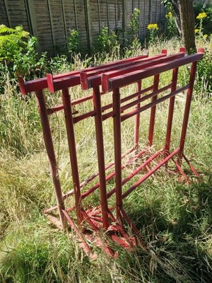 builders trestle bandstand red, size 3 | eBay UK