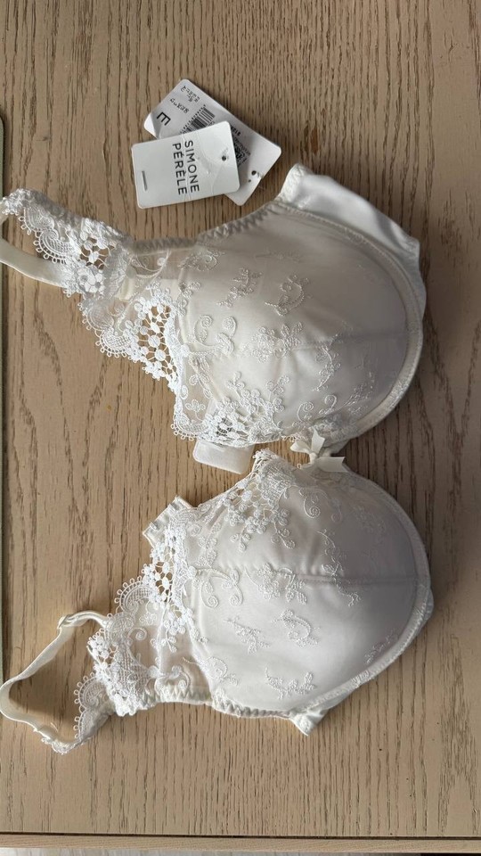 Simone Perele Wish Triangle Contour Push-up Lace Bra EU 75E / US 34DD ...