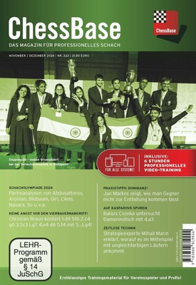 ChessBase GmbH | ChessBase Magazin 222 (November/Dezember 2024) | DVD-ROM (2024) | eBay