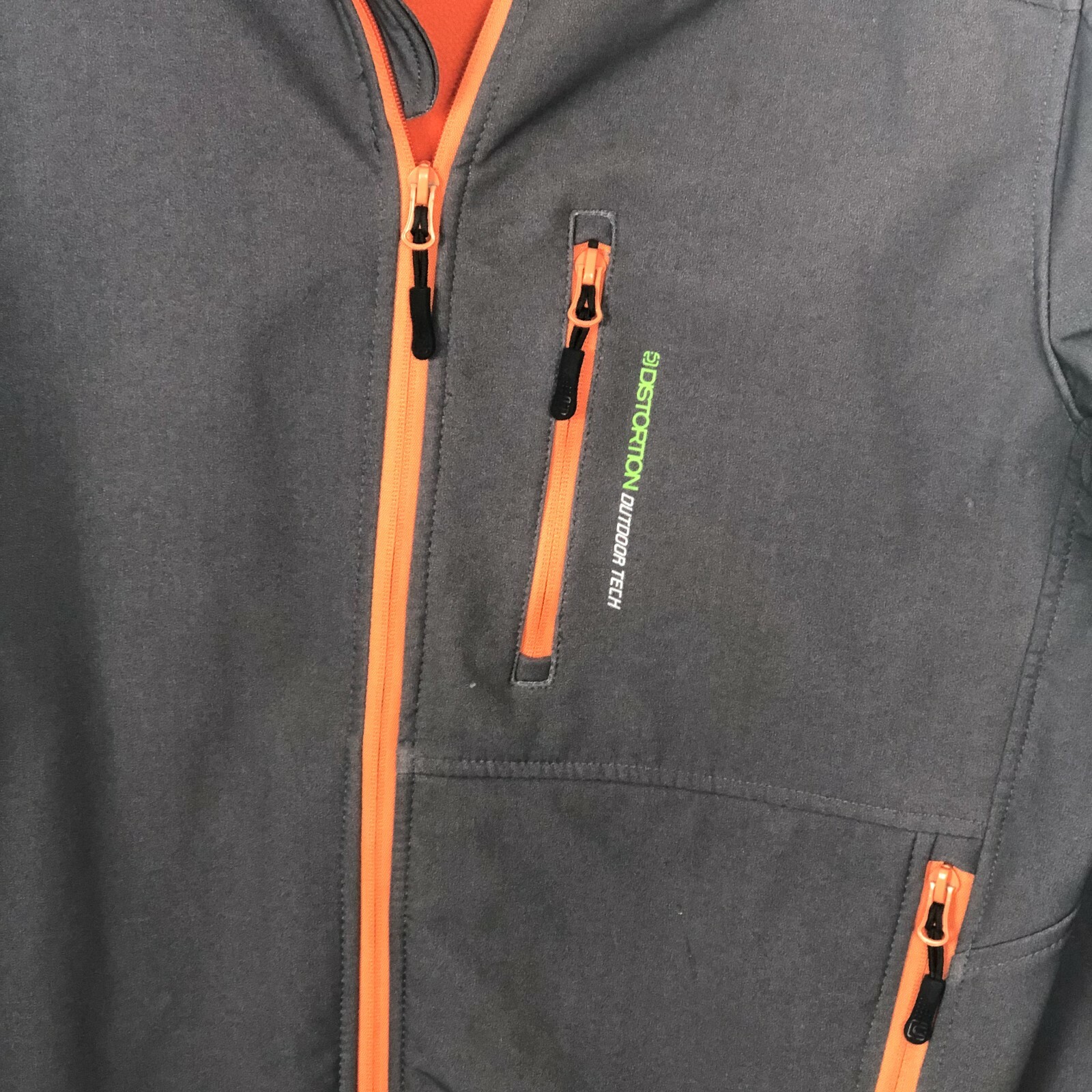 Distortion Men's Fleece Lined Ski Jacket size M Gray … - Gem