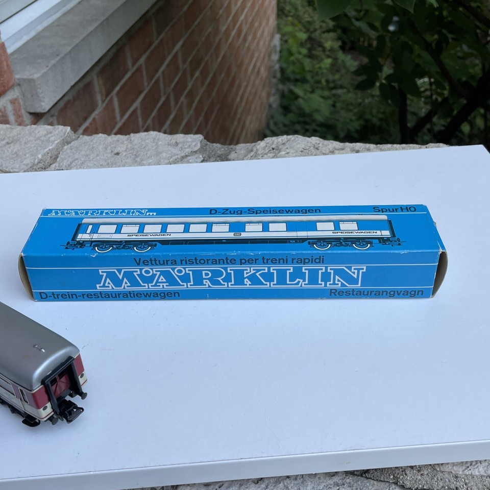 Vintage MARKLIN HO Scale #4054 Express DB Dining Car Coach Wagon West ...