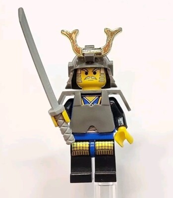 LEGO CASTLE NINJA SHOGUN BLUE w/ARMOR MINIFIGURE cas056 USED FROM 6013 ...