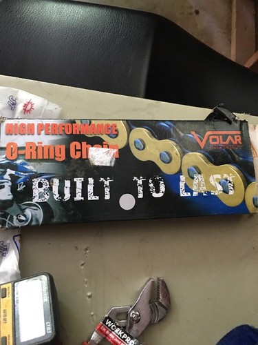 Volar Motorsport O-Ring Motorcycle Chain 525 X 108 Link Nickel | eBay