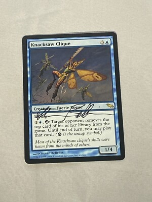 MTG Knacksaw Clique Artist Proof and Signature Signed Belledin | eBay