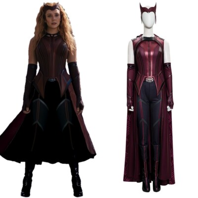 Wanda Vision Scarlet Witch Costume Cosplay Suit Wanda Maximoff Ver 1 ...