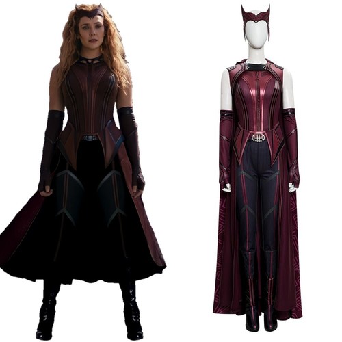Wanda Vision Scarlet Witch Costume Cosplay Suit Wanda Maximoff Ver 1 ...