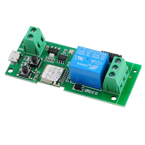 1 Channel 5V Inching Self Locking Wifi Wireless Switch Module for PC ...