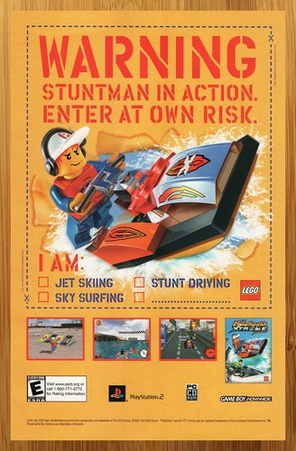 2002 Lego Island Xtreme Stunts PS2 PC Vintage Print Ad/Poster Official ...