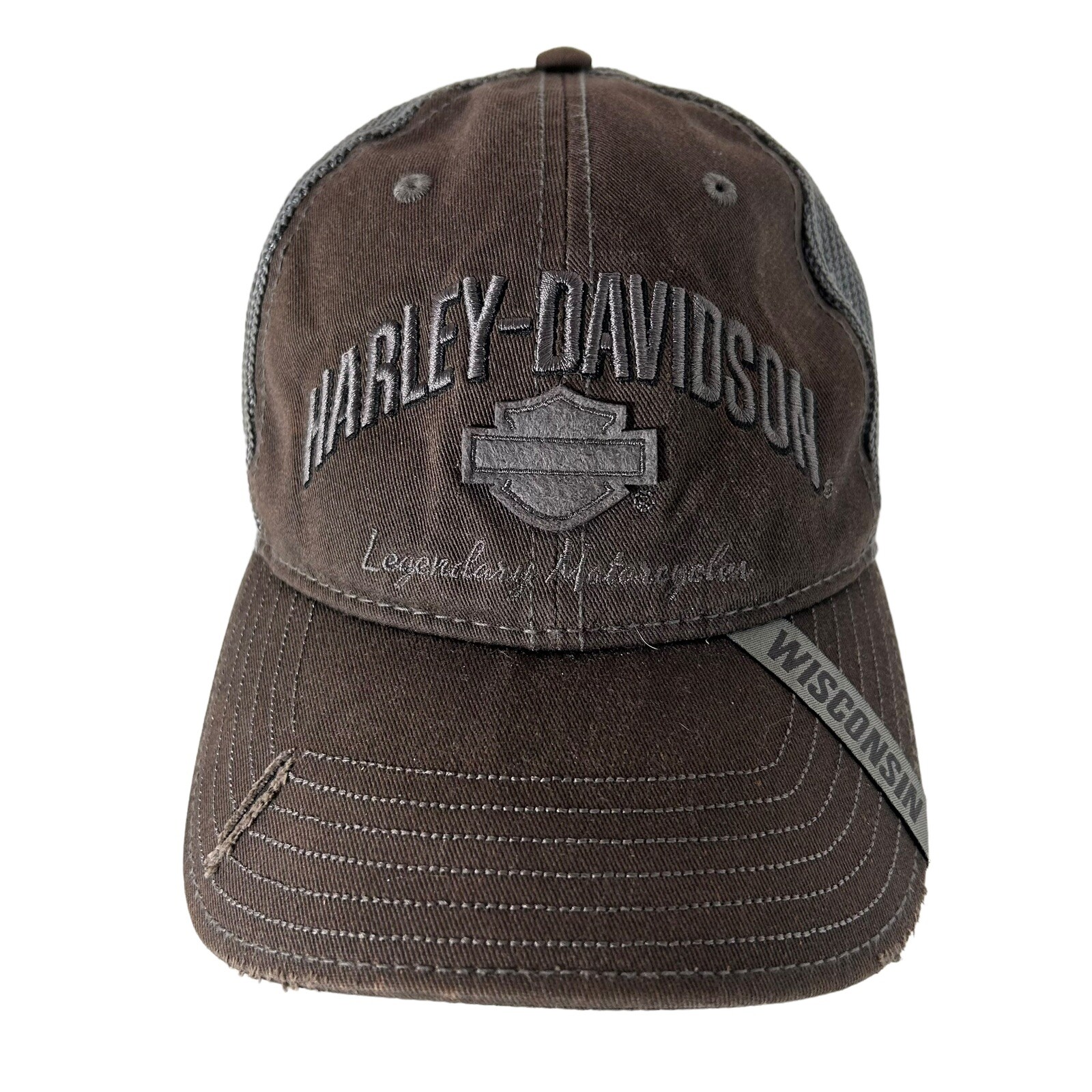 Harley Davidson Cap Hat Adjustable Wisconsin HD Distr… - Gem