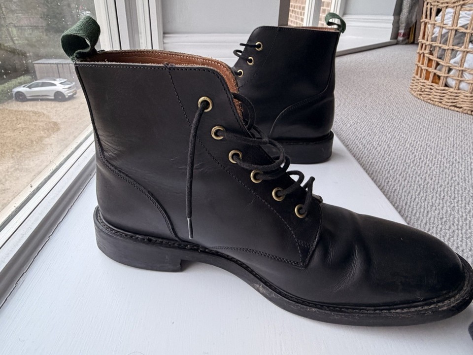 Solovair Derby Boot Black Size 9 | eBay UK