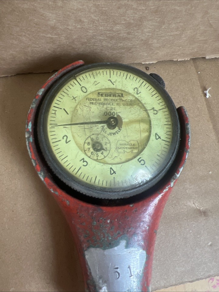 Federal Dial Bore Gage Gauge – Machinist Inside Diameter Tool – Vintage ...