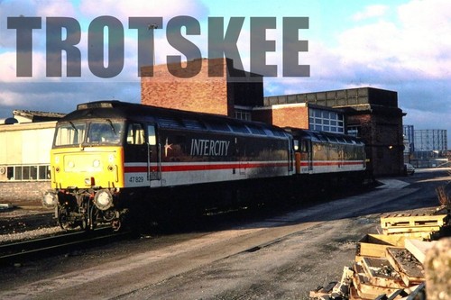 35mm Slide BR British Rail Diesel Loco Class 47 47829 1996 Saltley ...