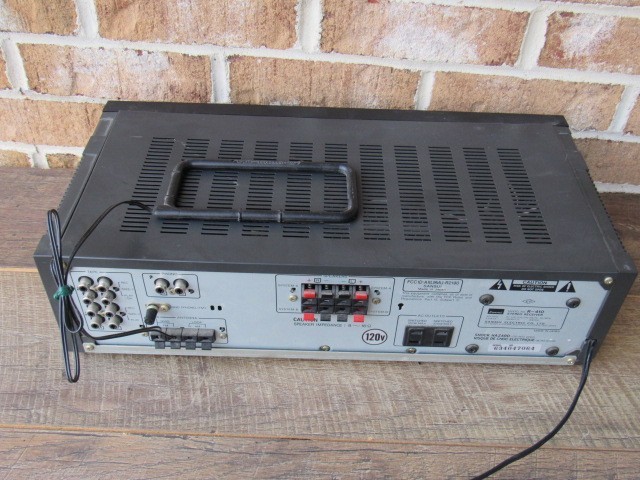 VINTAGE BLACK SANSUI R-410 AM/FM STEREO RECEIVER AMPLIFIER PHONO INPUT ...