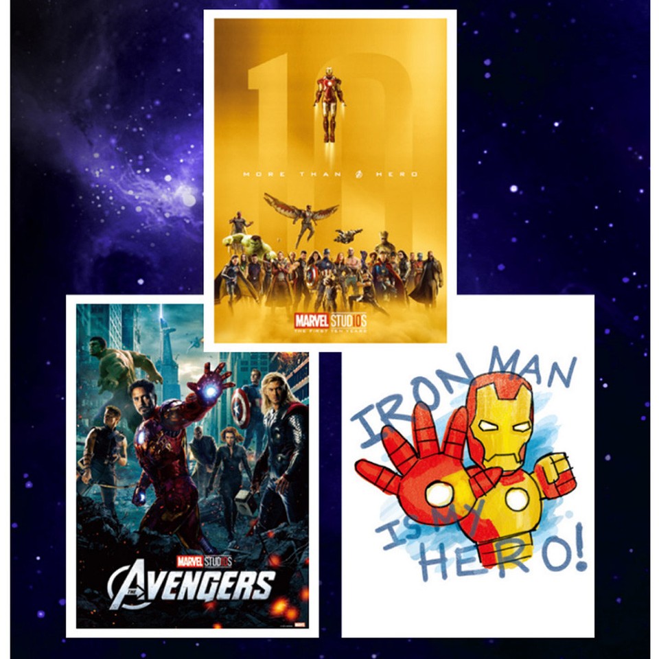 Avengers Post Card Collection 100 Marvel The 10th Anniversary Limited ...