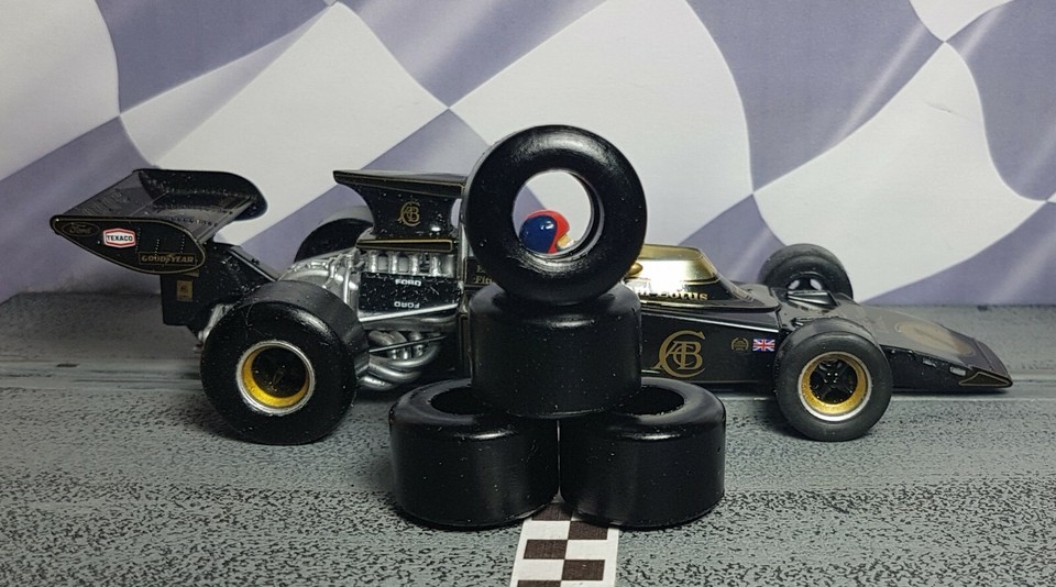 "XPG" URETHANE SLOT CAR TIRES 2pr fits Tyrrell 003 F1 Legends | eBay