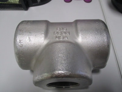 TEE, 1.25" in., NPT, Class 6000# 304 STAINLESS STEEL | eBay