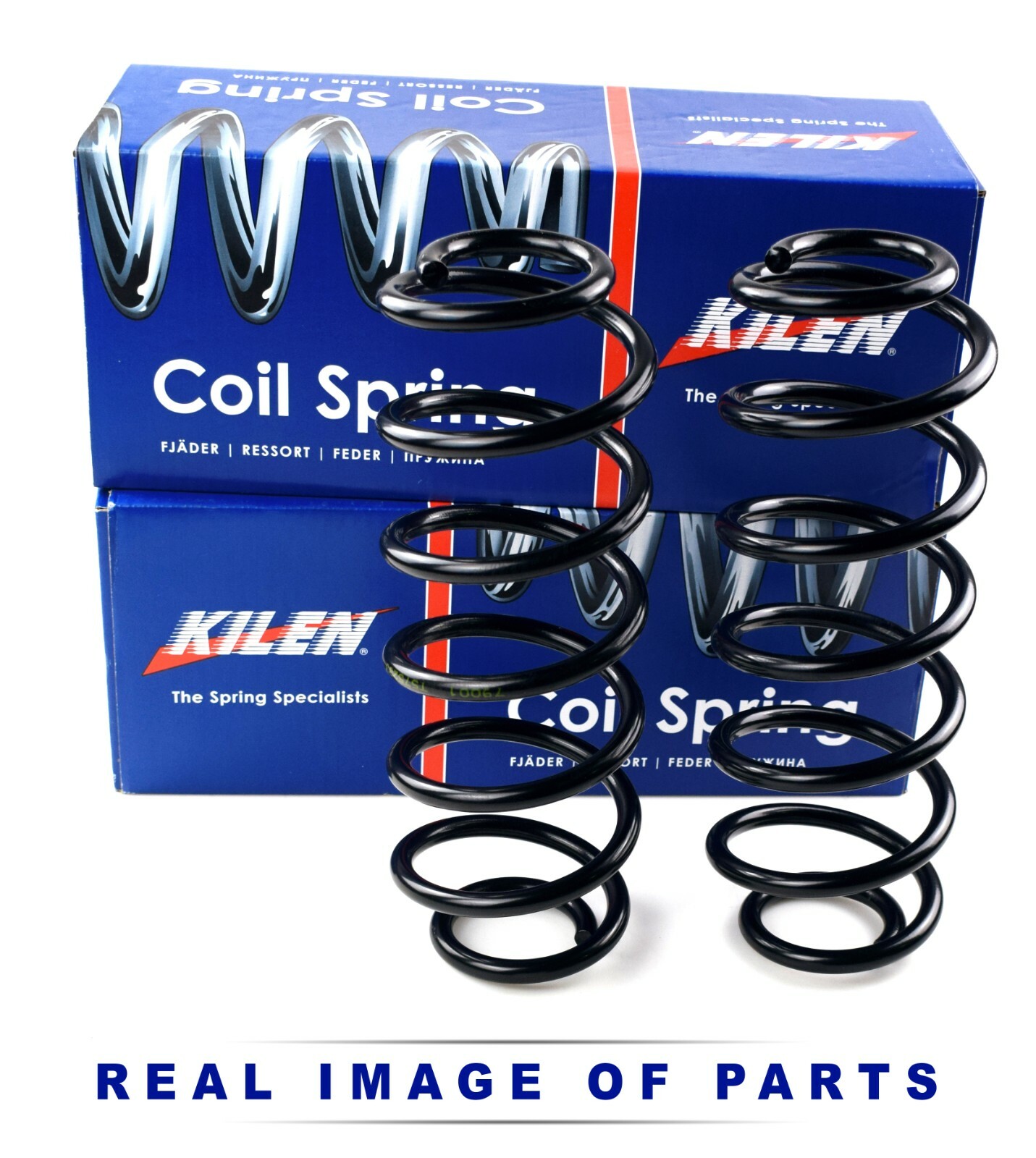 2X KILEN REAR AXLE COIL SPRINGS FOR FORD FIESTA VI 1.0 1.25 1.4 1.6 1.5 ...