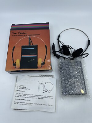 Vintage Pierre Cardin Portable Environment FM Radio W/ Mono Retro ...