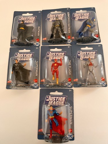 7 pc Mattel DC Comics Justice League Micro Collection Mini Figures NEW ...