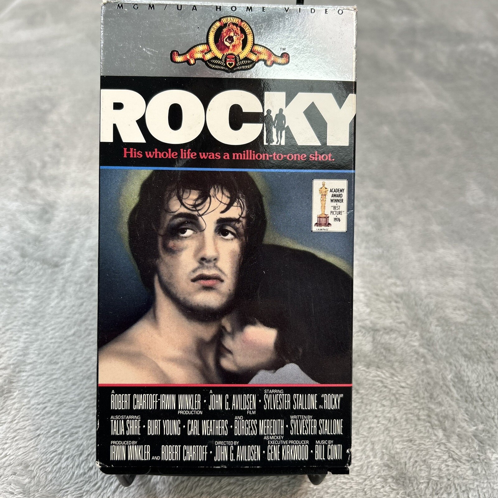 VINTAGE Rocky VHS 1988 Silver Edition Sylvester Stallone 27616024930 | eBay
