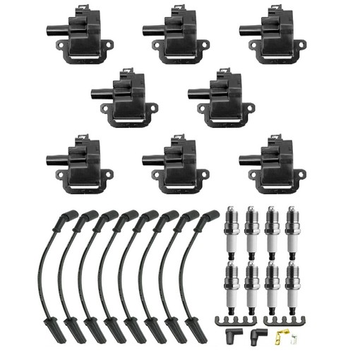 High Performance 8*Ignition Coil & Spark Plug For& Wries GM LS1 LS6 97 ...