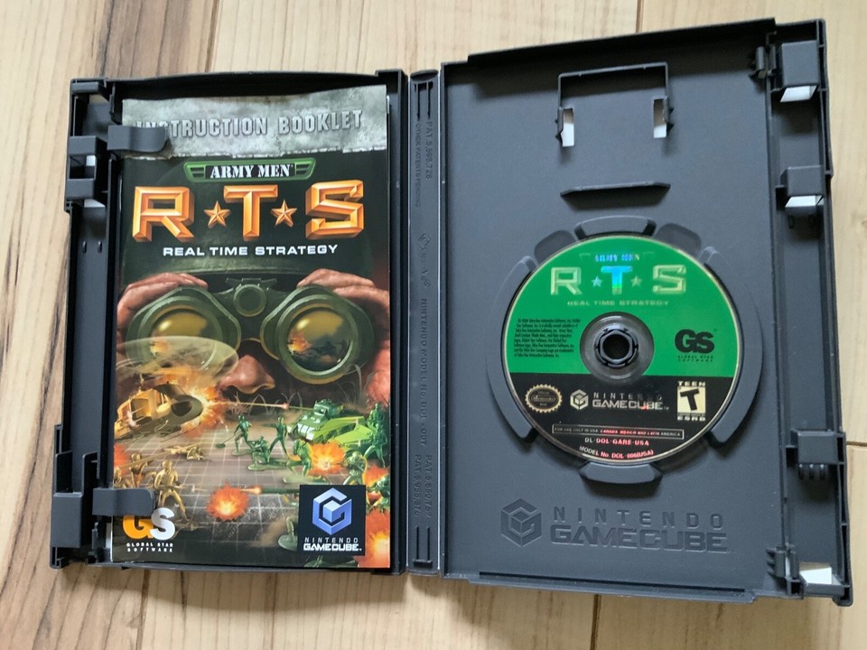 Army Men RTS (Nintendo GameCube, 2004) game, case, and manual ...