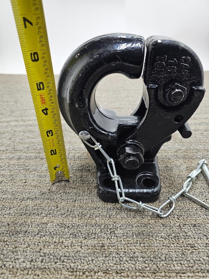 Heavy Duty Capacity 15 Ton Pintle Hook Rigid Mount Towing Trailer Hitch ...