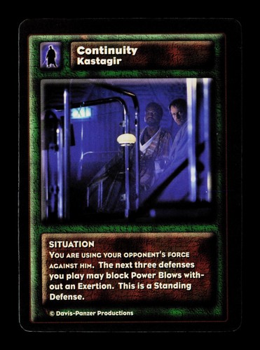 Continuity Kastagir Davis-Panzer Productions Highlander Swordmaster ...