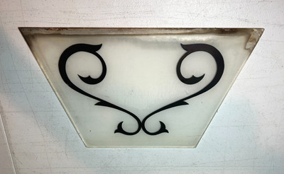 Vintage Outdoor Lamp Post / Street Gaslight Replacement Glass Panel | eBay