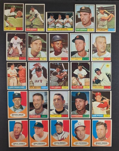 1961 Topps Baseball Set Break 25 Cards | eBay