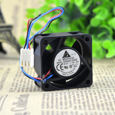 2pcs Delta 4cm server fan 3-wire 40*40*20mm 4cm 12V 0.18A EFB0412VHD ...