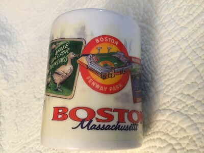Boston Massachusetts coffee mug Cup with tourist site pictures | eBay