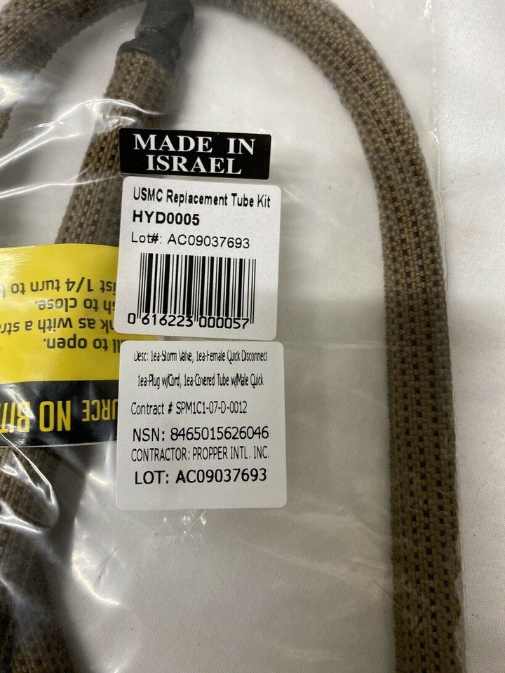 NEW *** USGI USMC Source Hydration Replacement Drinking Tube Kit ...