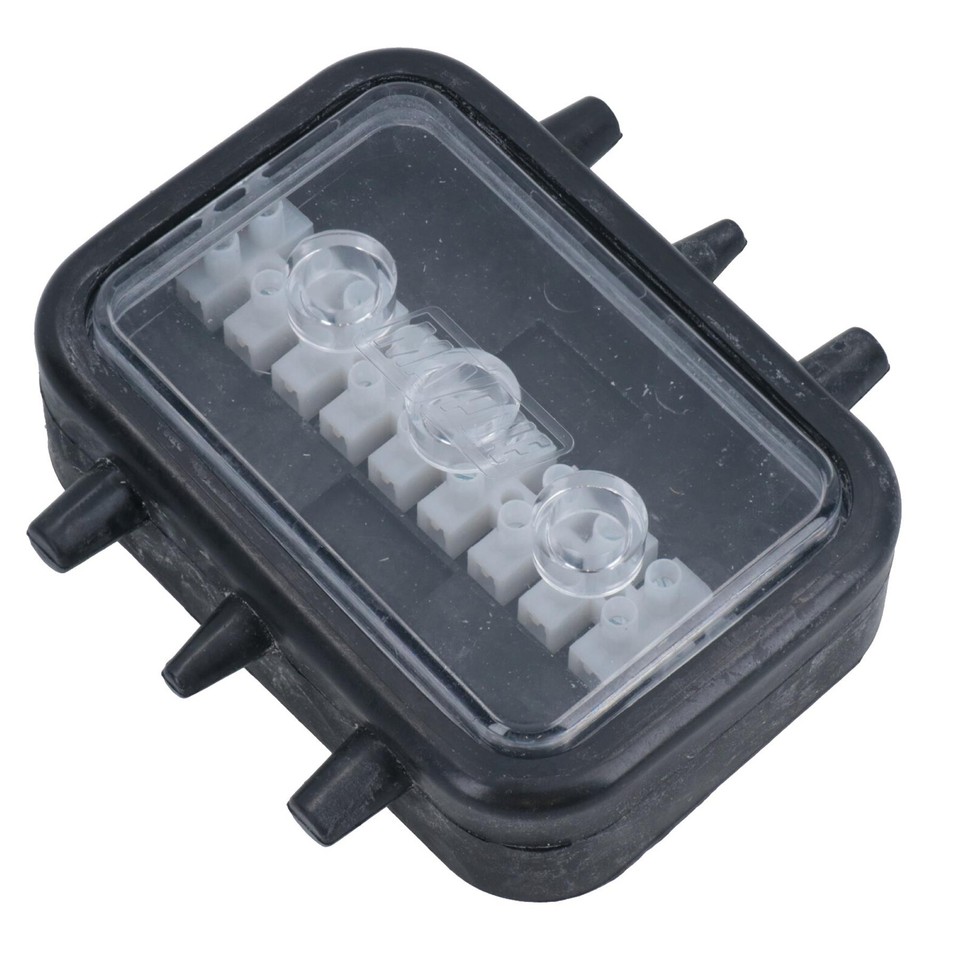 10 Way Trailer Britax Electrical Junction Box Housing Clear Front 12v ...