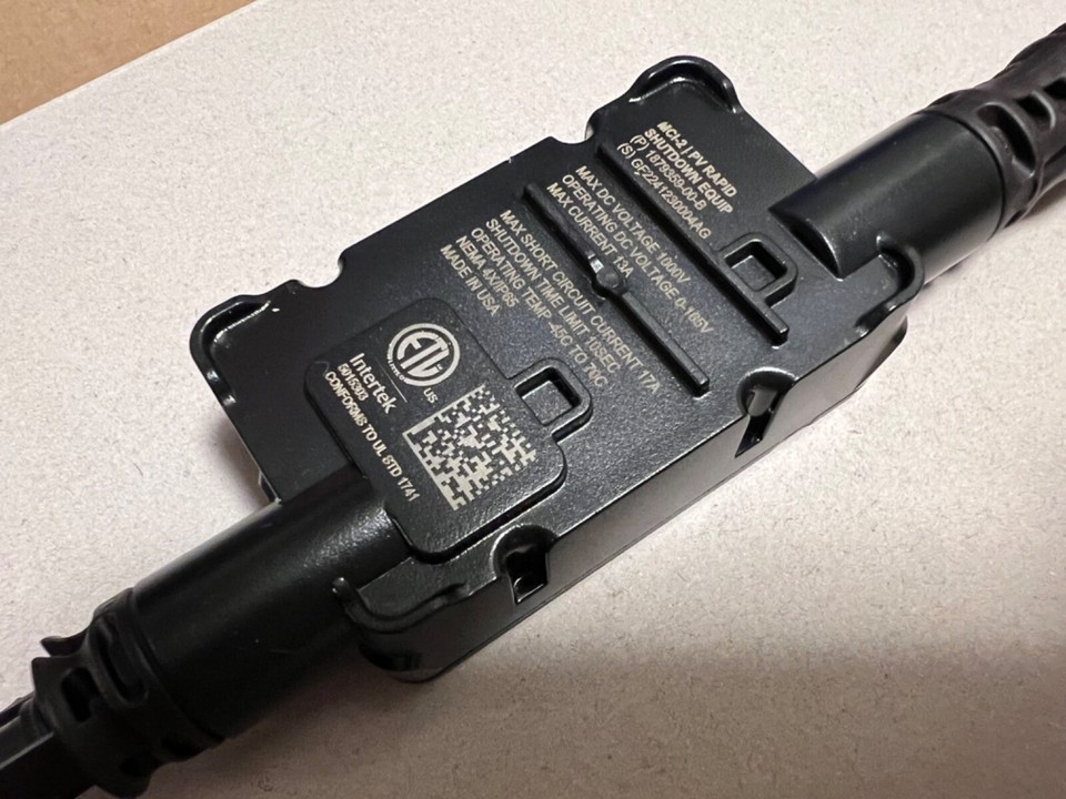 Tesla Mid Circuit Interrupter (P/N MCI-2) for PV Rapid Shutdown | eBay