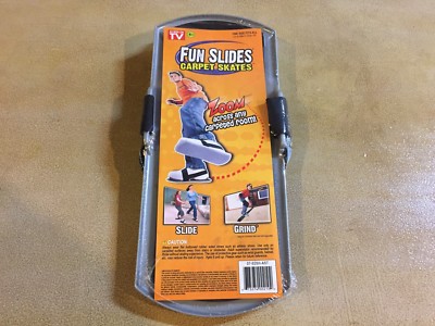 Fun Slides Carpet Skates Silver Kids Indoor Skate Park Play | eBay