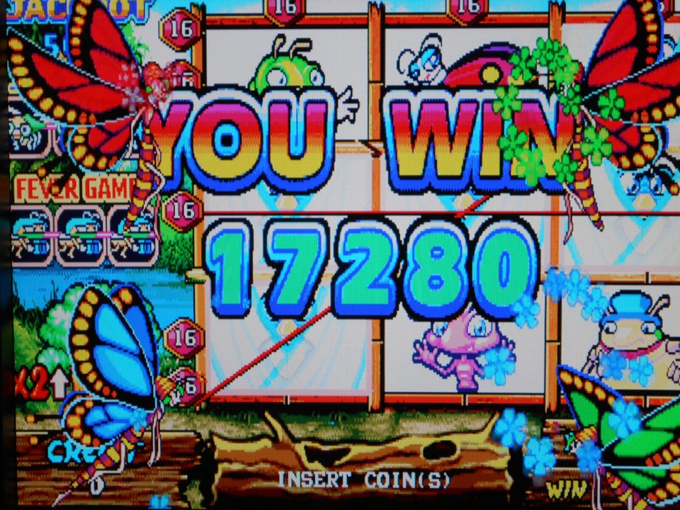 CRAZY BUGS II by IGS CGA 8 LINER CHERRY MASTER GAME BOARD Ver. 102 US ...