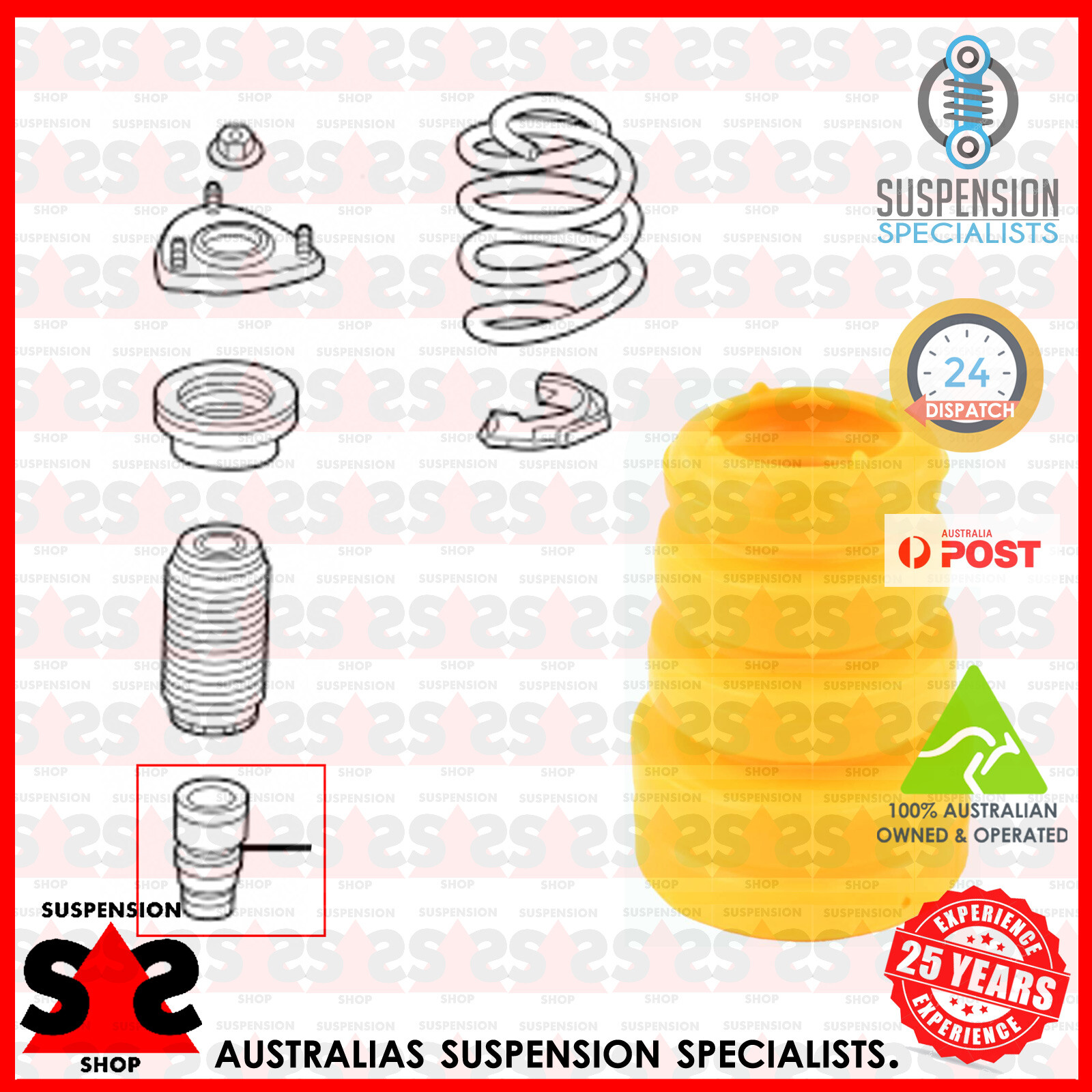 Front Axle Rubber Buffer, Suspension Suit MAZDA 3 Saloon (Bm_, Bn_) 1.5 ...