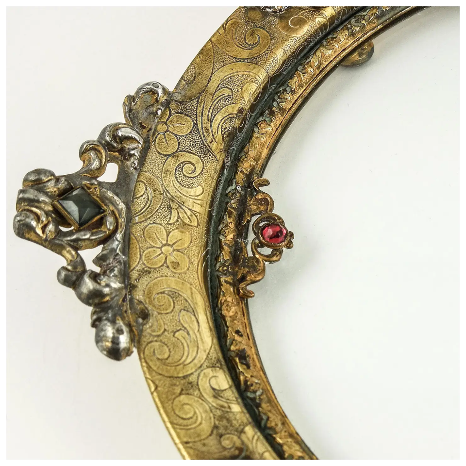 Apollo Studios NYC Gold Ormolu Jeweled Vanity Tray for Ovington ...