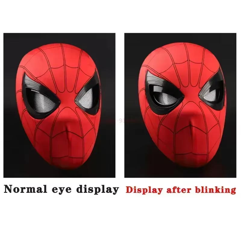 Spider-Man Mask Moving Arachnid Eyes Chin Control Eyes Helmet Masks ...
