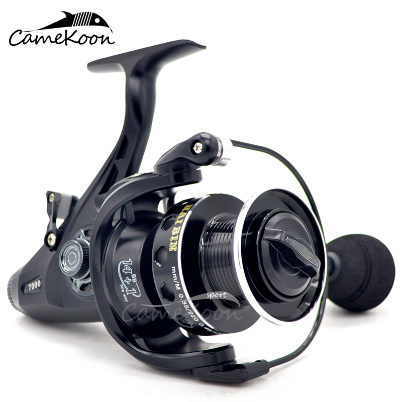 Live Liner Bait Feeder Spinning Reel Front & Rear Drag Saltwater ...