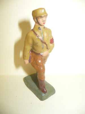 1 VINTAGE UNMARKED WW2 GERMAN BROWN SHIRT SA SOLDIER MARCHING - 7.5cm ...