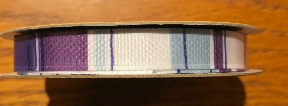 Robert Stanley Ribbon # 212316 4 Tone Stripe 3/8" x 30 Feet Lot of 1 ...