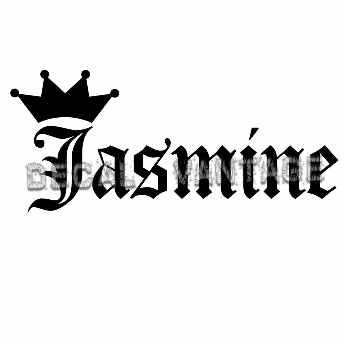 Jasmine Name In Cursive