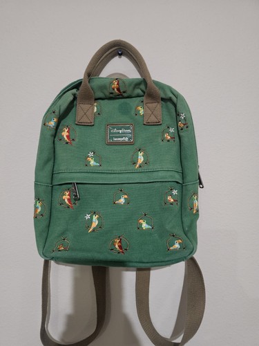Disney Loungefly Enchanted Tiki Room Canvas Backpack RARE - EUC Parks ...