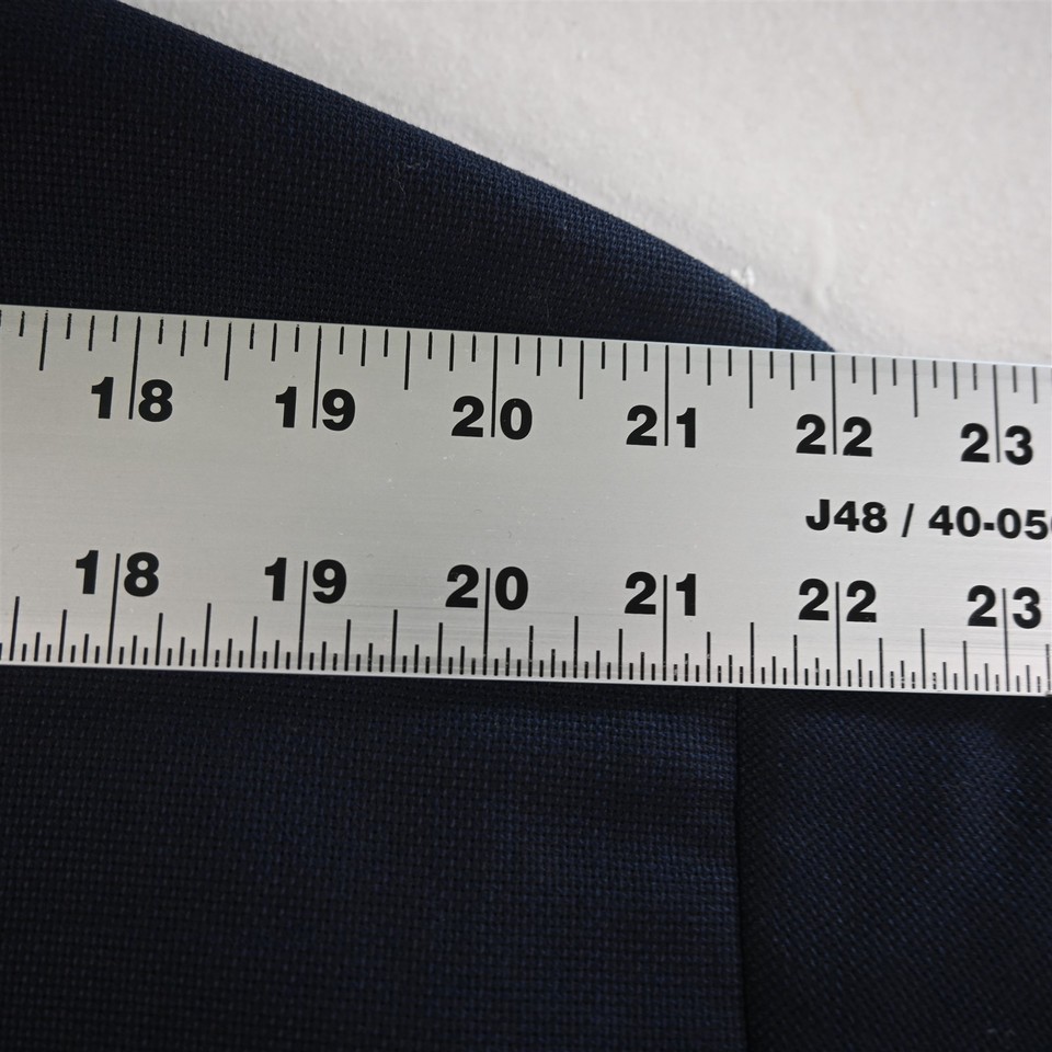 Hart Shaffner Marx 52R Navy Hopsack Silver Button Mens Blazer Jacket ...