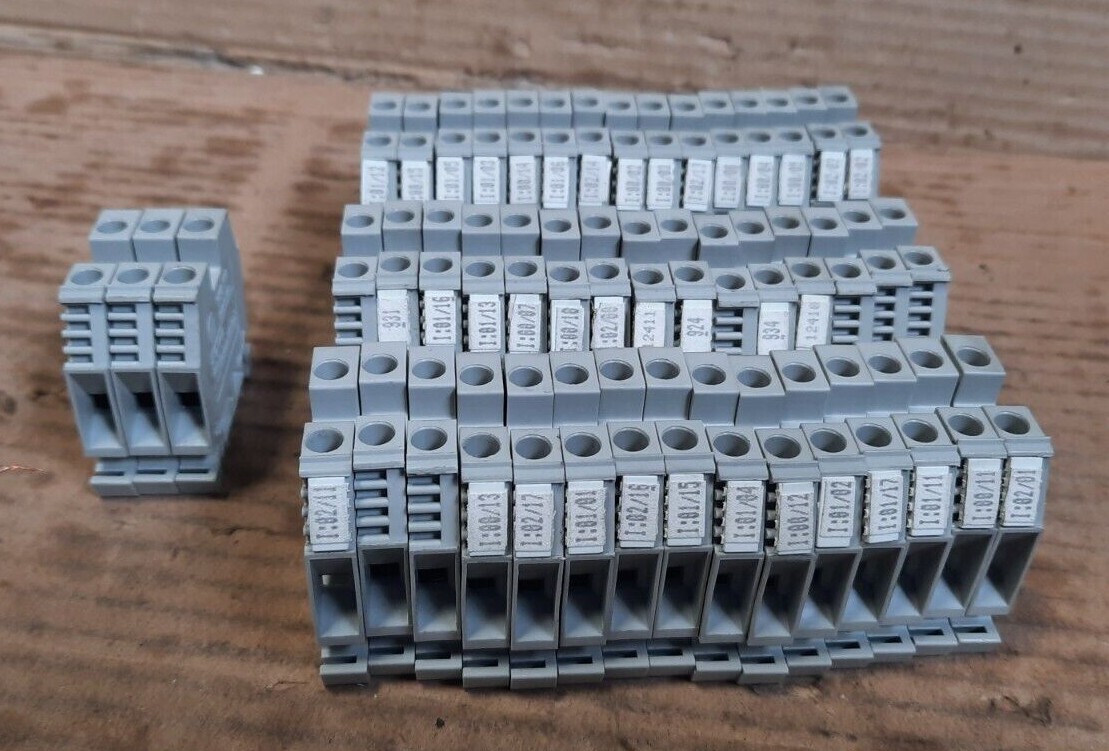 ALLEN BRADLEY #1492-W10 LOT OF 48 TERMINAL BLOCKS (600V) H113D | eBay